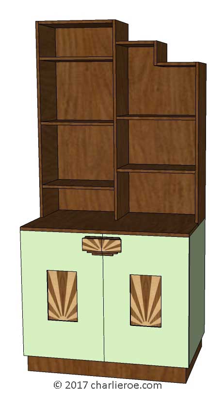 new Art Deco Bookcases, bookshelves, libraries & storage cupboards ...
