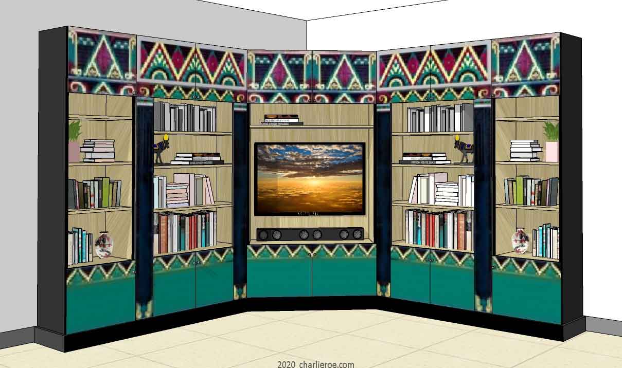 new Art Deco Bookcases, bookshelves, libraries & storage cupboards ...