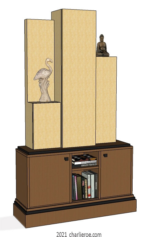 new Art Deco Bookcases, bookshelves, libraries & storage cupboards ...