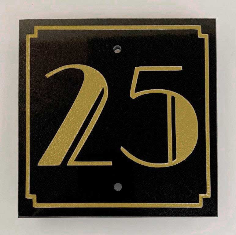 new Art Deco House numbers & name signs plates plaques