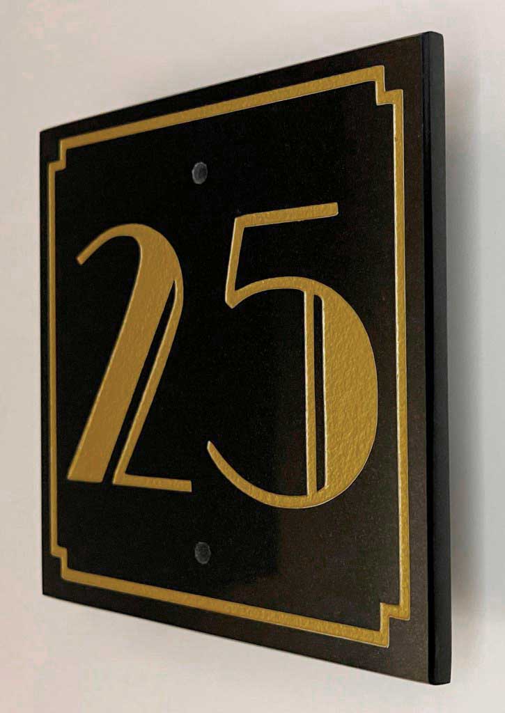 new Art Deco House numbers & name signs plates plaques