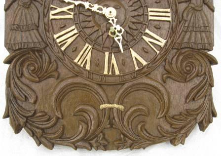 Alpine painted carved plaque & wall clocks, ornaments & accessories ...