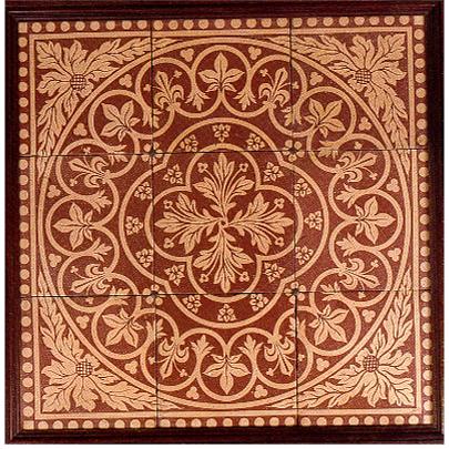 AWN Pugin Painted Gothic clocks